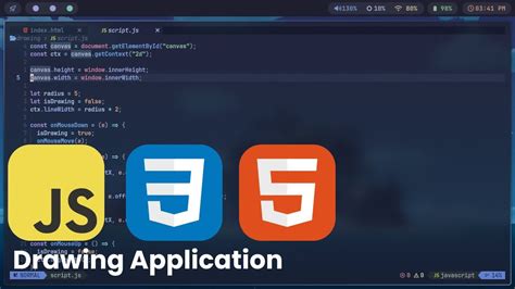 create a drawing app with html css and javascript step by step guide