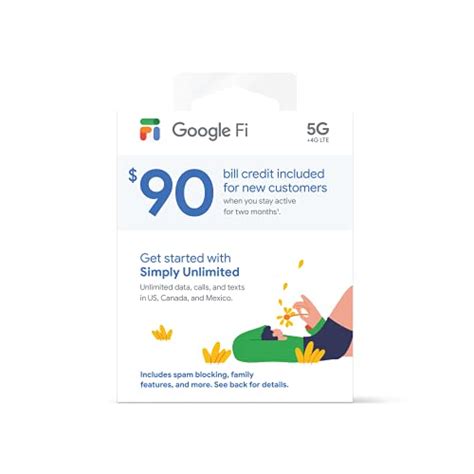 Google Fi Simply Unlimited SIM Card Kit