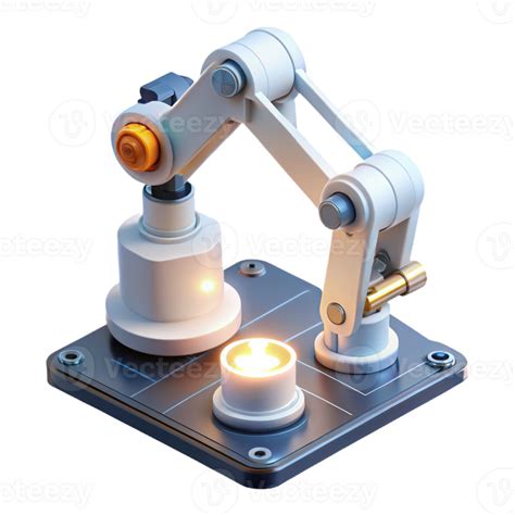 Magnificent Contemporary A Robotic Arm Assembling A Complex Circuit Board Illuminated By A