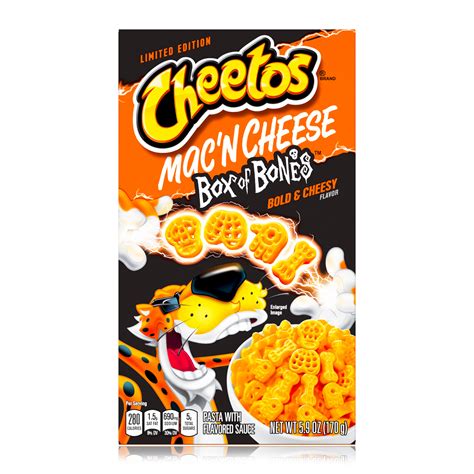 Cheetos Mac N Cheese Bold And Cheesy Box Of Bones Limited Edition 170g