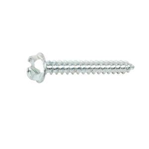 12 X 12 Zinc Plated Slotted Hex Washer Head Sheet Metal Screw 50