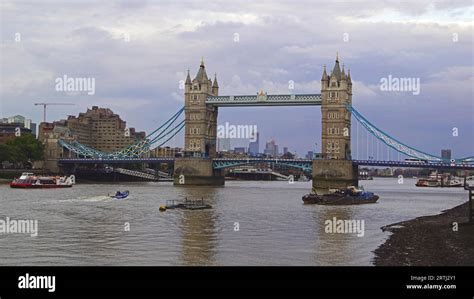Tower Bridge Is A Road Bridge Over The River Thames In London And Named