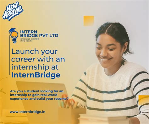 Mr Varad Joshi On Linkedin Internbridge Is Offering Internship