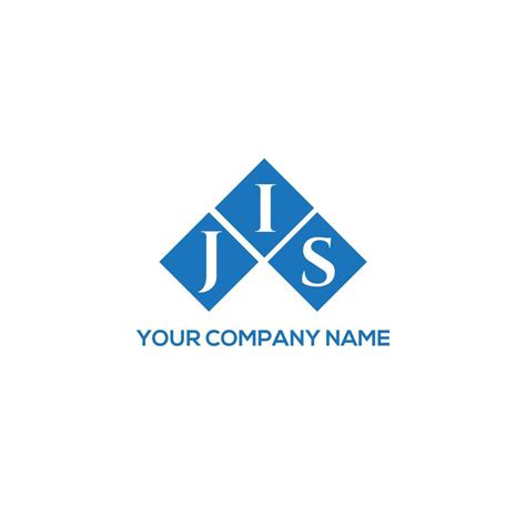Jis Letter Logo Design On White Background Jis Creative Initials