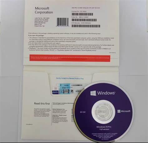 Used WlNDOWS Win Pro Bit Installation Dvd Genuine License Product Key UBB Threads
