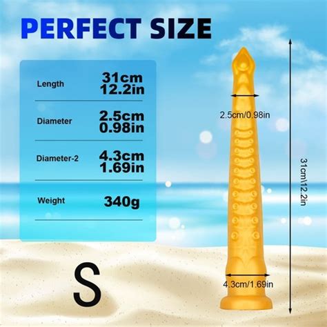 20 Inches Super Long Anal Dildos Tentacle Sucker Anal Plug Anus