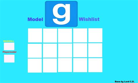 gmod model wishlist base meme template by alfredo3212 on deviantart