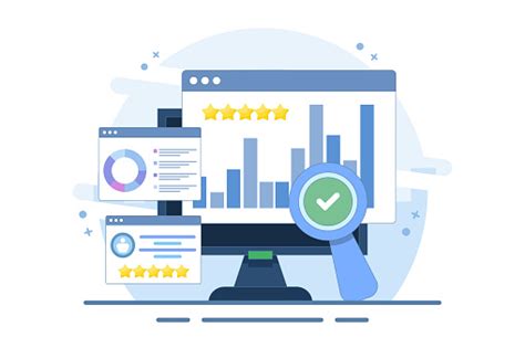 온라인 비즈니스 보고서 비즈니스 데이터 분석 비즈니스 빅 데이터 데이터 과학 비즈니스 통계 및 진술 분석 대시보드가 있는 비즈니스 개념 평면 벡터 그림입니다 가상현실에 대한