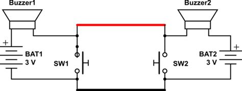 Power Supply Using A Single Pushbutton Switch For Seperate Circuits Electrical Engineering