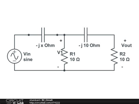 RC Circuit CircuitLab