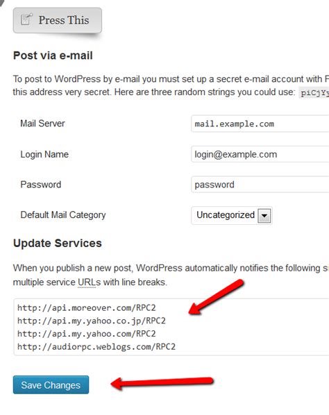 Wordpress Ping List For Quick Indexing In Serps Affilicoach