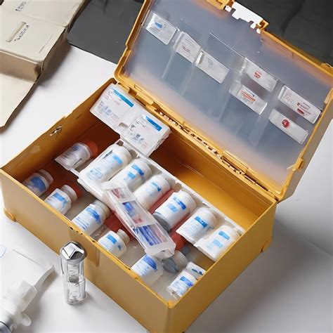 Medicine Storage Box With Compartments For Organizing Medications And