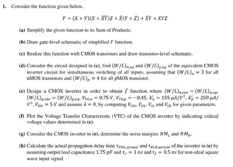 Solved 1 Consider The Function Given Below F Xyx