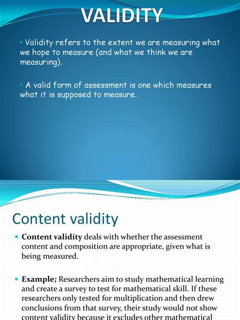 validity examples