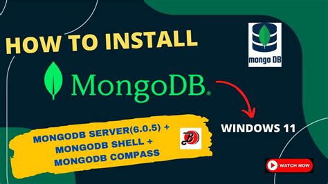 How To Install Mongodb 605 On Windows 11 Mongodb Server And Mongodb
