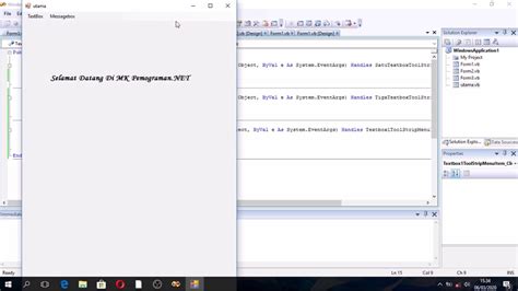 Tutorial Input Output Visual Basic Youtube