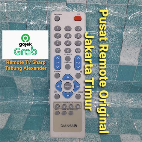 Jual Remote Remot Tv Sharp Alexander Tabung Seperti Original Indonesia Shopee Indonesia