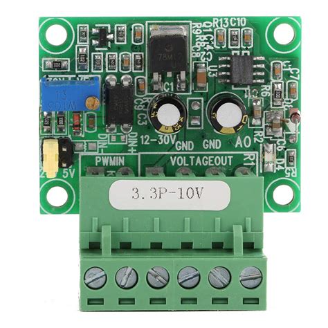 PWM To Voltage Module 0 100 PWM To 0 10V Voltage Converter D A Digital Analog PLC Module
