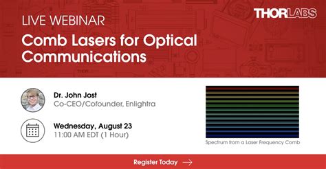 Thorlabs On Linkedin Photonics Optics Laser Webinar
