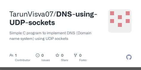 GitHub TarunVisva DNS Using UDP Sockets Simple C Program To Implement DNS Domain Name