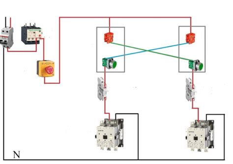 Motor Timer Based Forward Reverse Control Wiring Diagram Voltage Lab