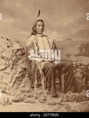 Red Cloud By Charles Milton Bell In 1880 Stock Photo Alamy