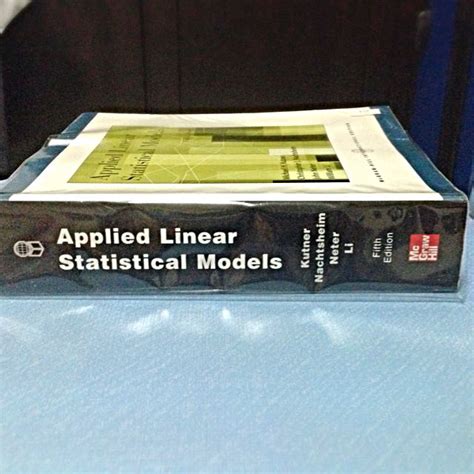 Applied Linear Statistical Models Hobbies And Toys Books And Magazines
