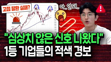 결국 고점 못 뚫었다 나스닥 불길한 신호일까 Youtube