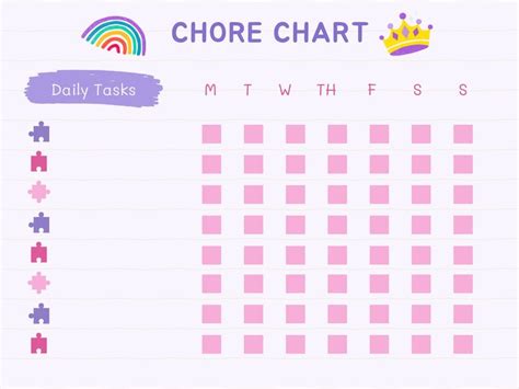 Customize Chore Charts Templates Online Canva