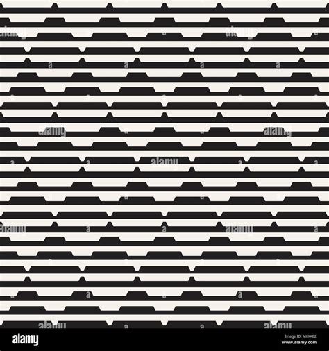 Vector Seamless Black And White Halftone Lines Grid Pattern Abstract Geometric Background