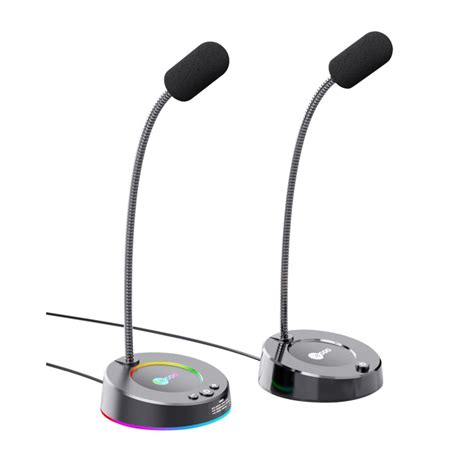 Lenovo Lecoo Mc S Kablolu Rgb Ayd Nlatmal Multimedya B K Lebilir Masa St Mikrofon Siyah