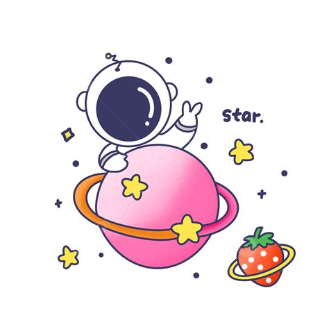 Hand Drawn Strawberry PNG Image Hand Drawn Cartoon Cute Strawberry