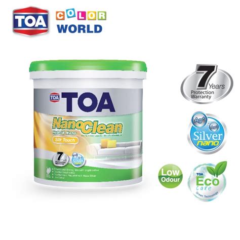 Jual CAT TEMBOK TOA NANOCLEAN EXTRACLEAN Size L Shopee Indonesia