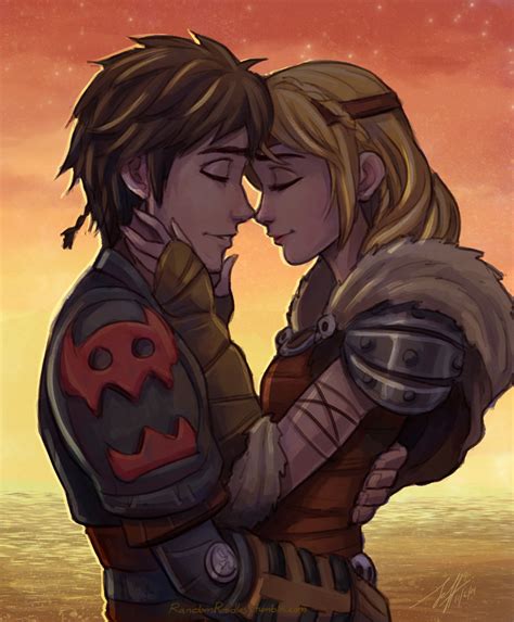 Hiccup And Astrid How To Train Your Dragon 2 Fan Art