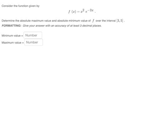 Solved Consider The Function F R→r Defined By F X X2 1−x 7