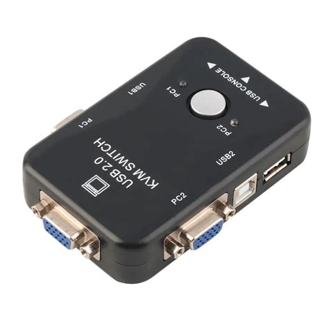 In Stock Ports USB VGA SVGA KVM Switch Box For Sharing Monitor