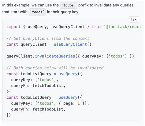 TanStack Query Query Invalidation