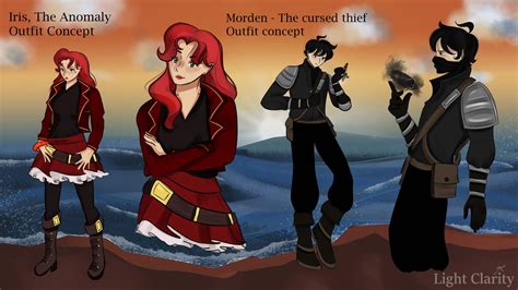 Iris Morden Outfit Concept Sheet Art Arcane Odyssey