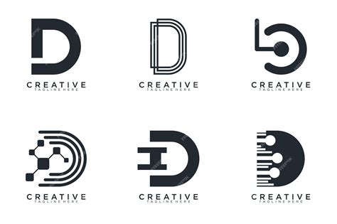 Premium Vector Collection Abstract Letter D Logo Icon Set Design For Business