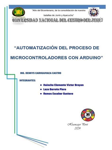 Investigacion AutomatizaciÓn Del Proceso De Llenado De LÍquidos Mediante Microcontroladores Con