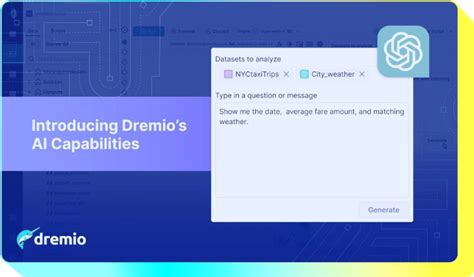 Dremio Unveils Generative Ai For Data Analytics With Text To Sql