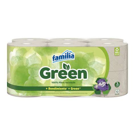 Papel Higienico Familia Green 12 Unidades Megaseo 170