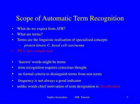 Ppt Understanding Automatic Term Recognition Scope Patterns And Challenges Powerpoint