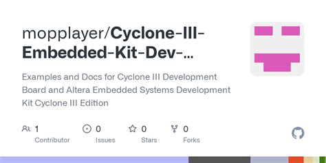 Github Mopplayercyclone Iii Embedded Kit Dev Board Examples And