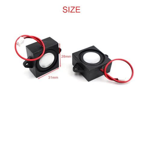 2pcs 3w 8 Ohm Single Cavity Mini Speaker Portable Advertising Machine