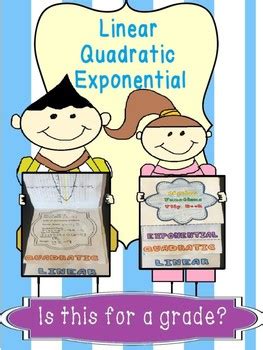 Linear Quadratic Exponential Functions Flip Book By Is This For A Grade