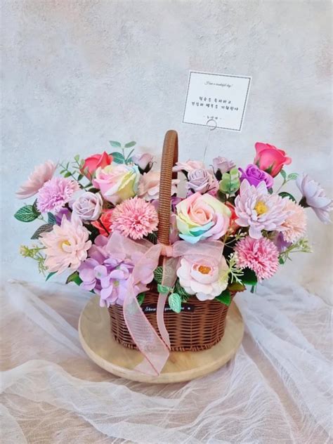 대전 환갑 칠순 비누꽃바구니 대전꽃배달 도안동꽃집 테라플라워 네이버 블로그