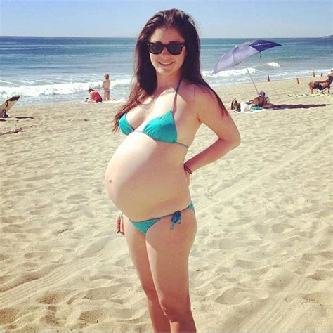 Pregnant Celebs Bikini Bodies Over The Years Bump Photos Us Weekly