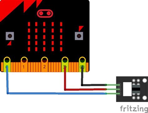 Microbit And Ky 010 Light Barrier Module