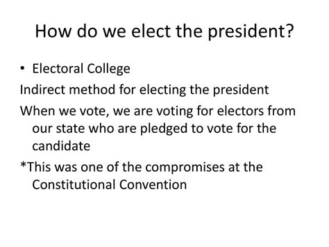 The President Ppt Download